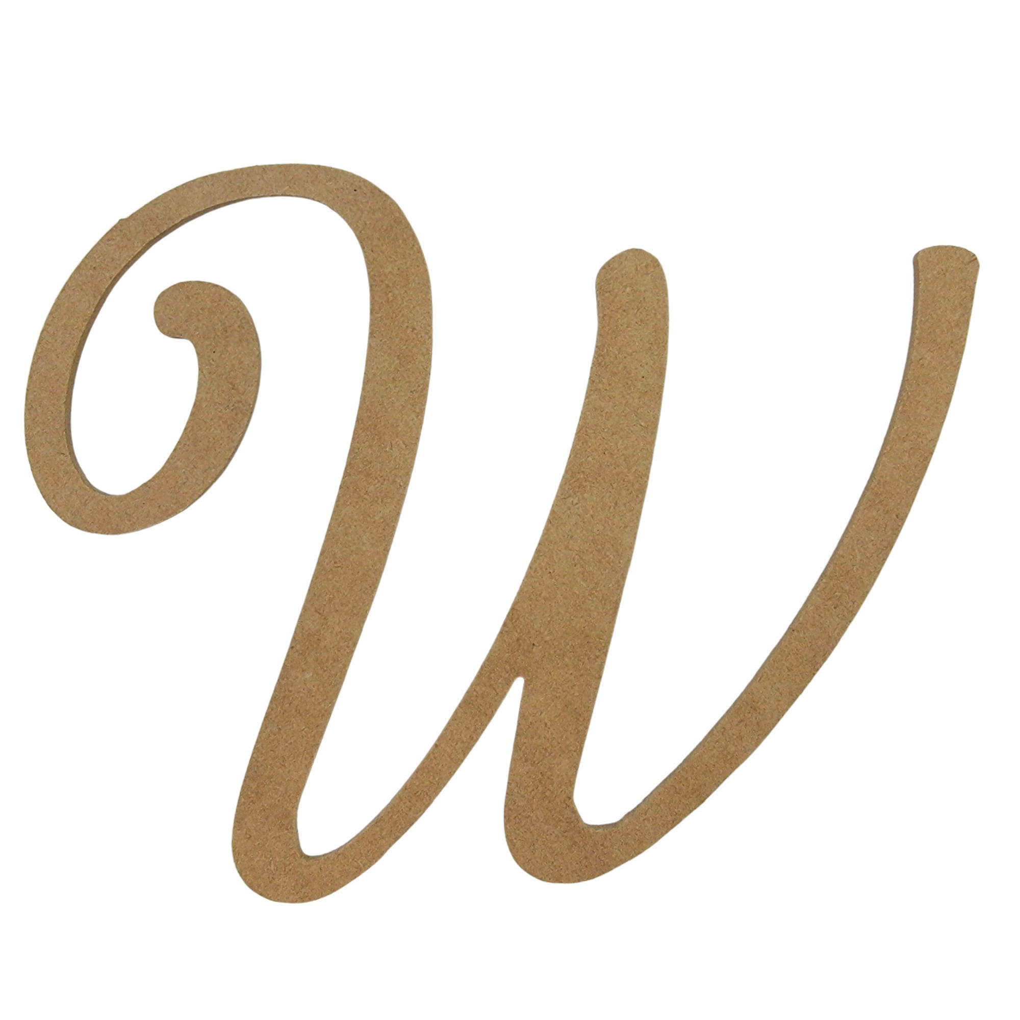 Wooden Letter Unfinished, Miracella Font, Craft Cutout - Walmart.com