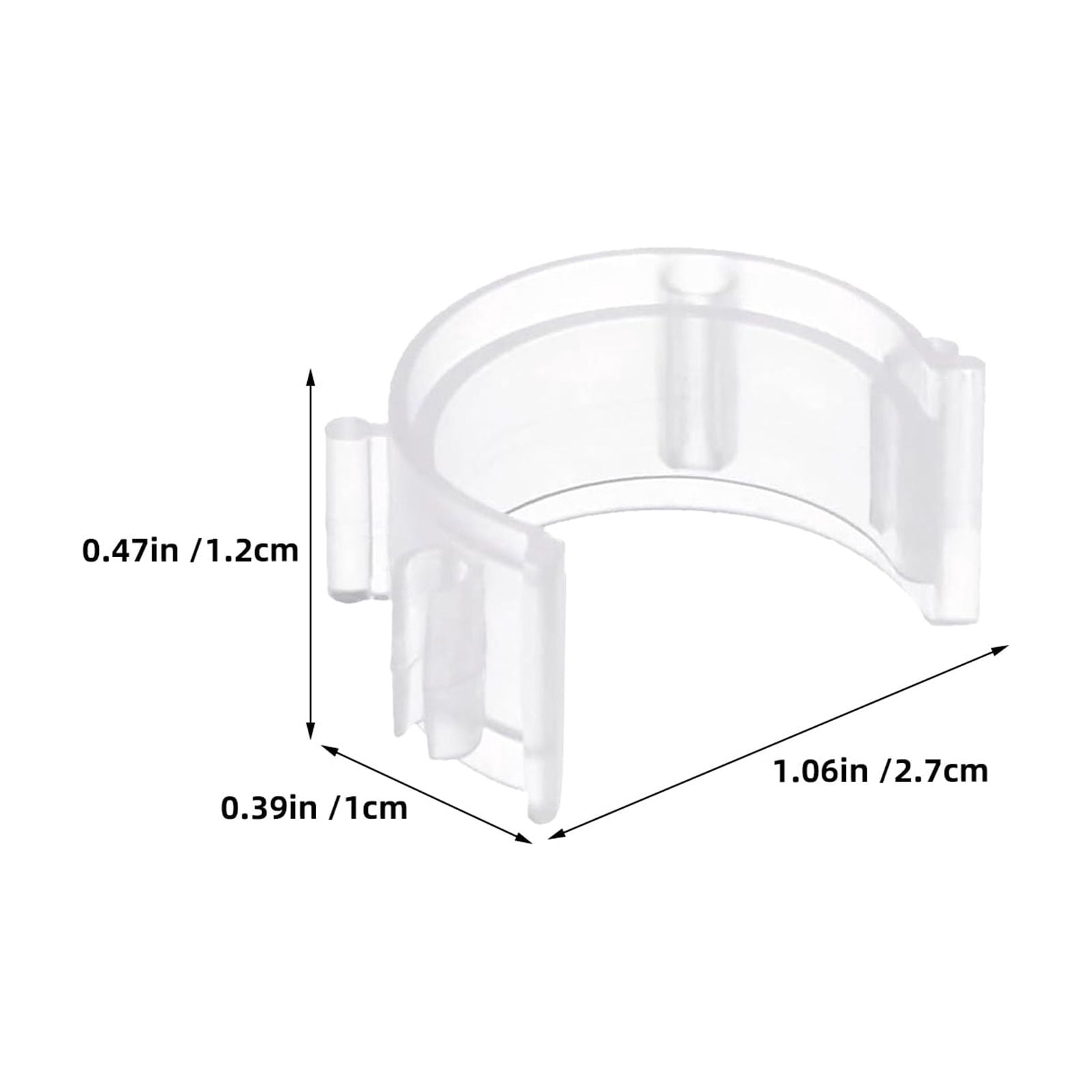 ELAYARD 150 Pieces Clear Plastic Bobbin Clips Thread Organizer for ...