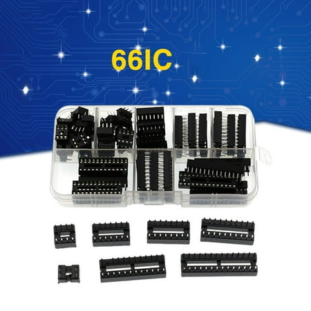 MYG 66PCS IC socket kit IC socket sample package Chip socket sample ...