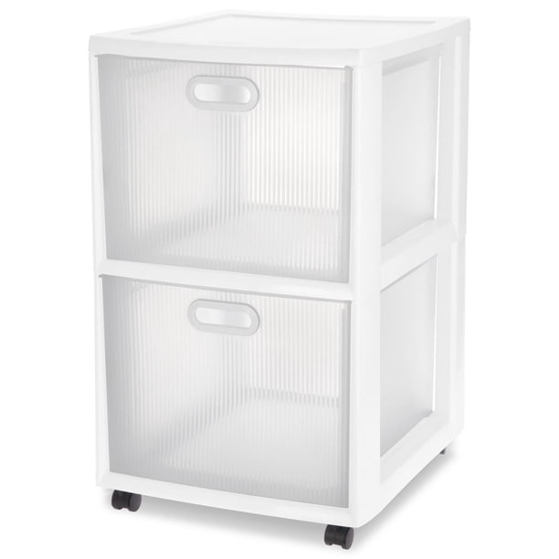 Sterilite Ultra™ 2 Drawer Cart- White - Walmart.ca