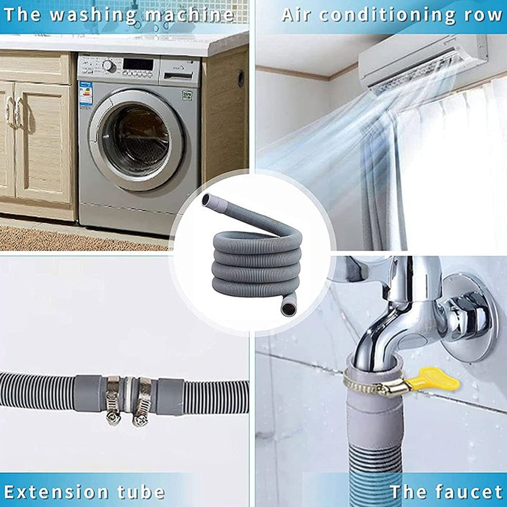 1.5M Universal Washing Machine Dishwasher Drain Waste Hose Extension ...
