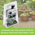 Raindrip R675CT Analog 3-Dial Water, Sprinkler Timer with Rain Delay ...