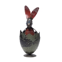 De Kulture Works Iron Rabbit With Bag Decorative Collectible Figurine ...