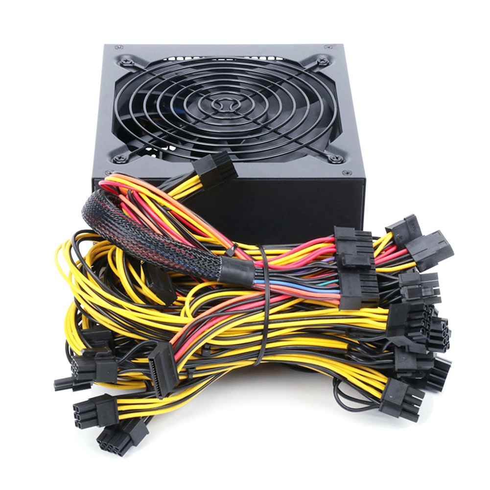 Buy BTC Bitcoin Mining CPU PSU Supply Source 2000W 160V-240V ATX 95% ...