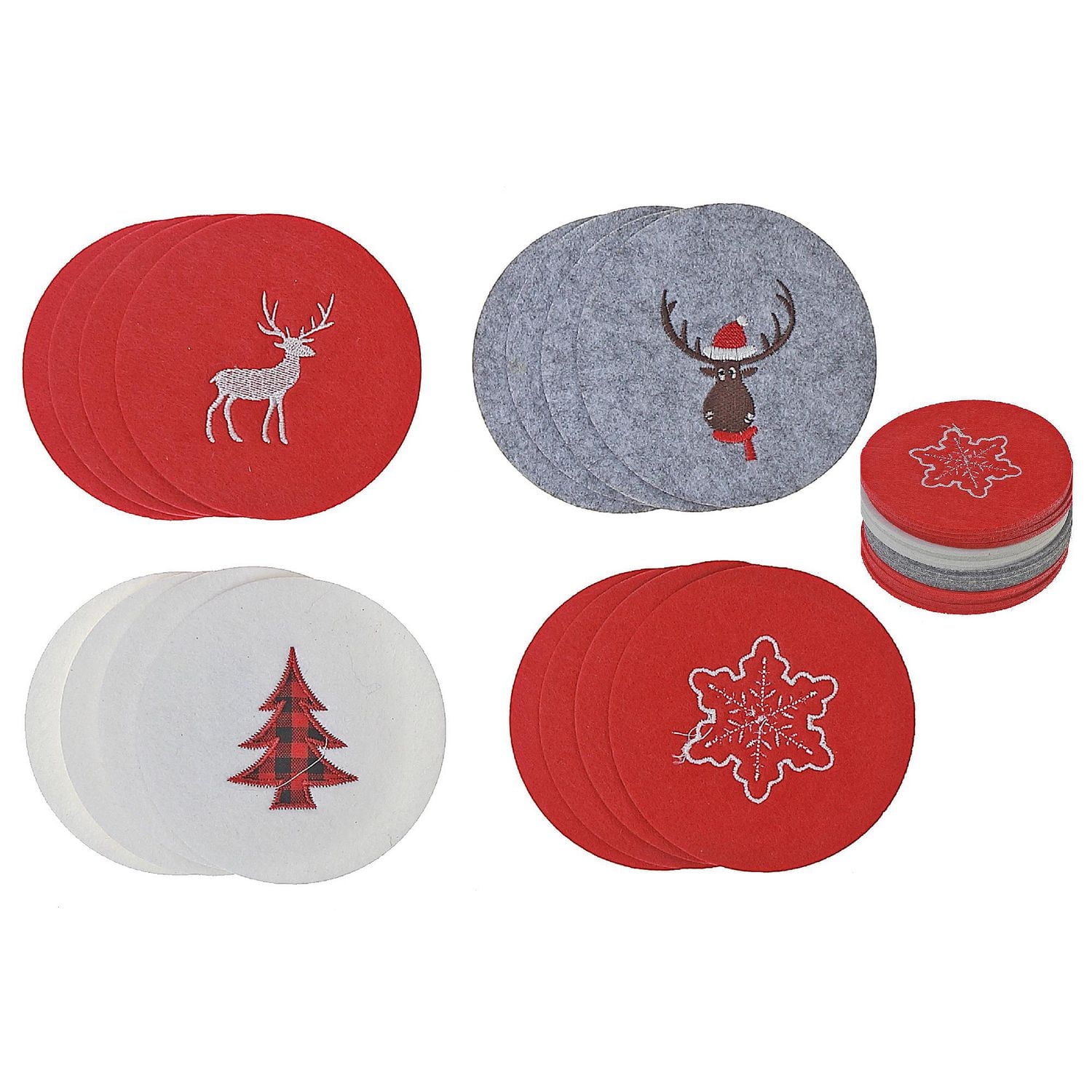 Click here for Ih Casadécor Felt Coaster Set Of 4 - Set Of 4 prices