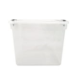 Free Shipping! Homz® 31 Quart Clear See-Thru Plastic Storage Bins with ...