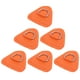 6uds Parche de Anillo D PVC Acero Inoxidable Naranja Unique Bargains ...