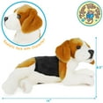 Burkham the Beagle 12 Plush for Preschool by TigerHart Toys - Walmart ...