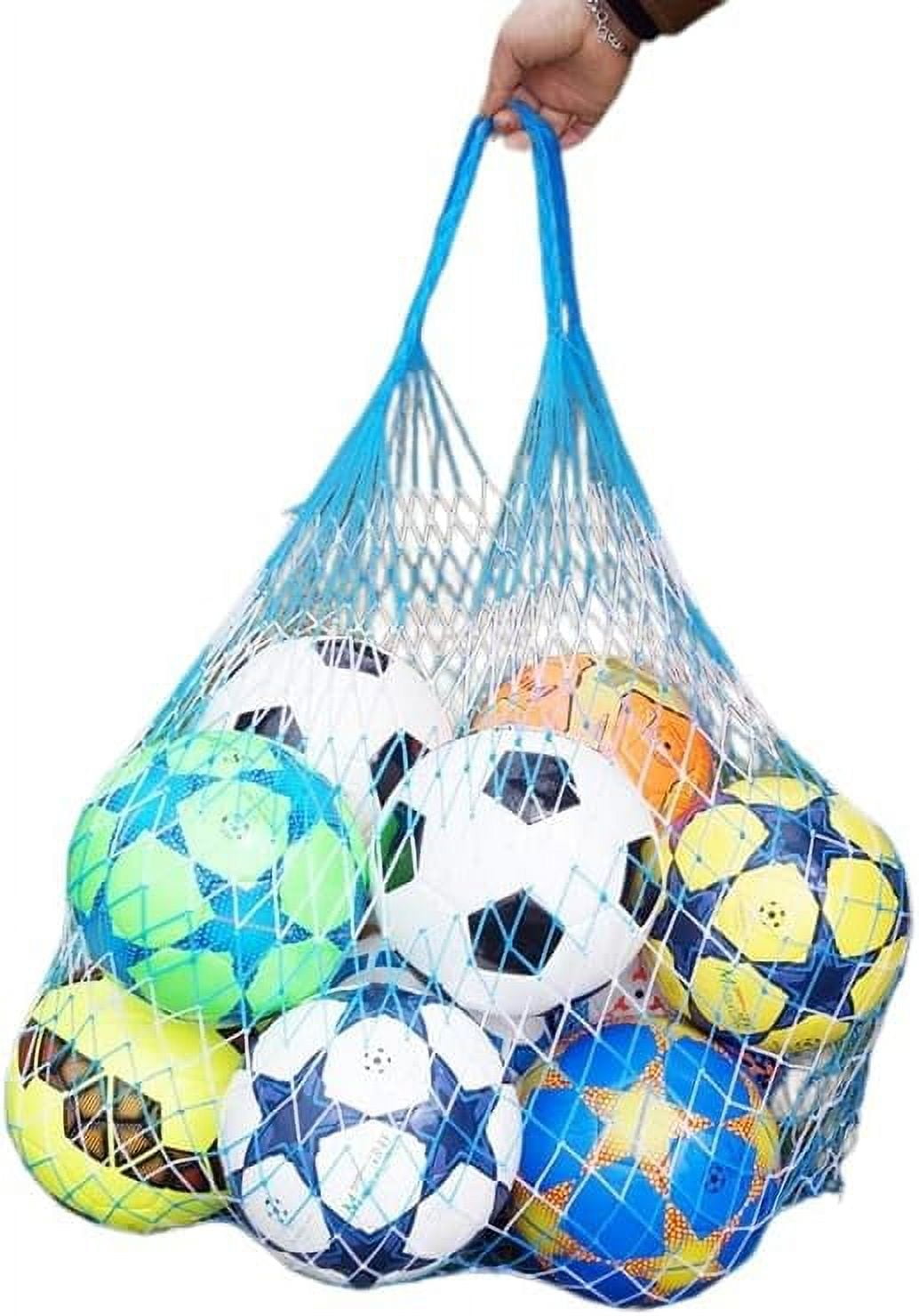 Red de 100 cm para balones, fútbol, baloncesto, red de 10 balones, 2 ...