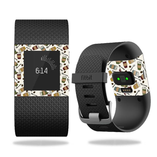 Skin Decal Wrap Compatible With Fitbit Surge Sticker Design Coffee ...