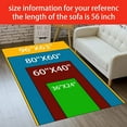 Gaming Rug with Colorful Game Controller Design for Game Room, Gamer ... Gaming Rug with Colorful Game Controller Design for Game Room, Gamer ...