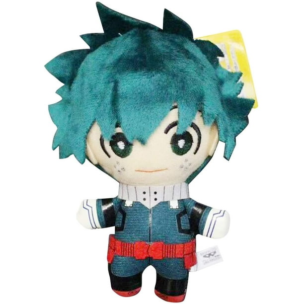 MHA Plush Keychain Toy Anime Character Deku Action Figure Keyring Toy ...