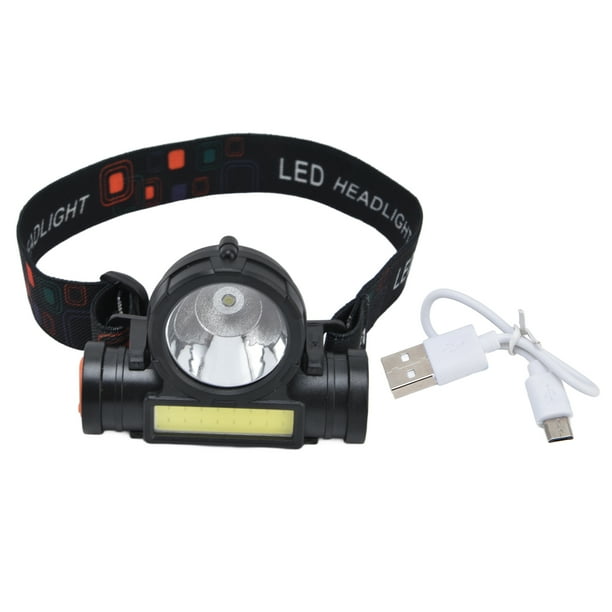 Waterproof Headlamp,Headlamp LED COB Dual Headlamp Rechargeable ...