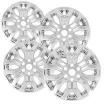 17" Gloss Black ABS Wheel Skins Set Compatible with 2019-2023 Ford ...