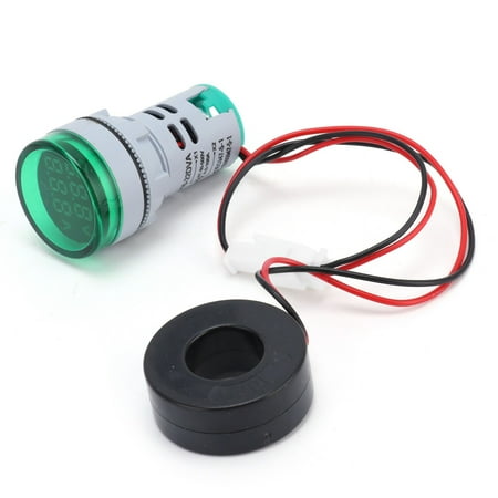 Current Signal Indicator Universal 2‑Display Round Lamp Light 60~500V ...