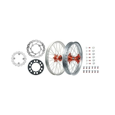 Tusk Impact Complete Front Wheel Package 21 x 1.60 Black Rim/Silver ...