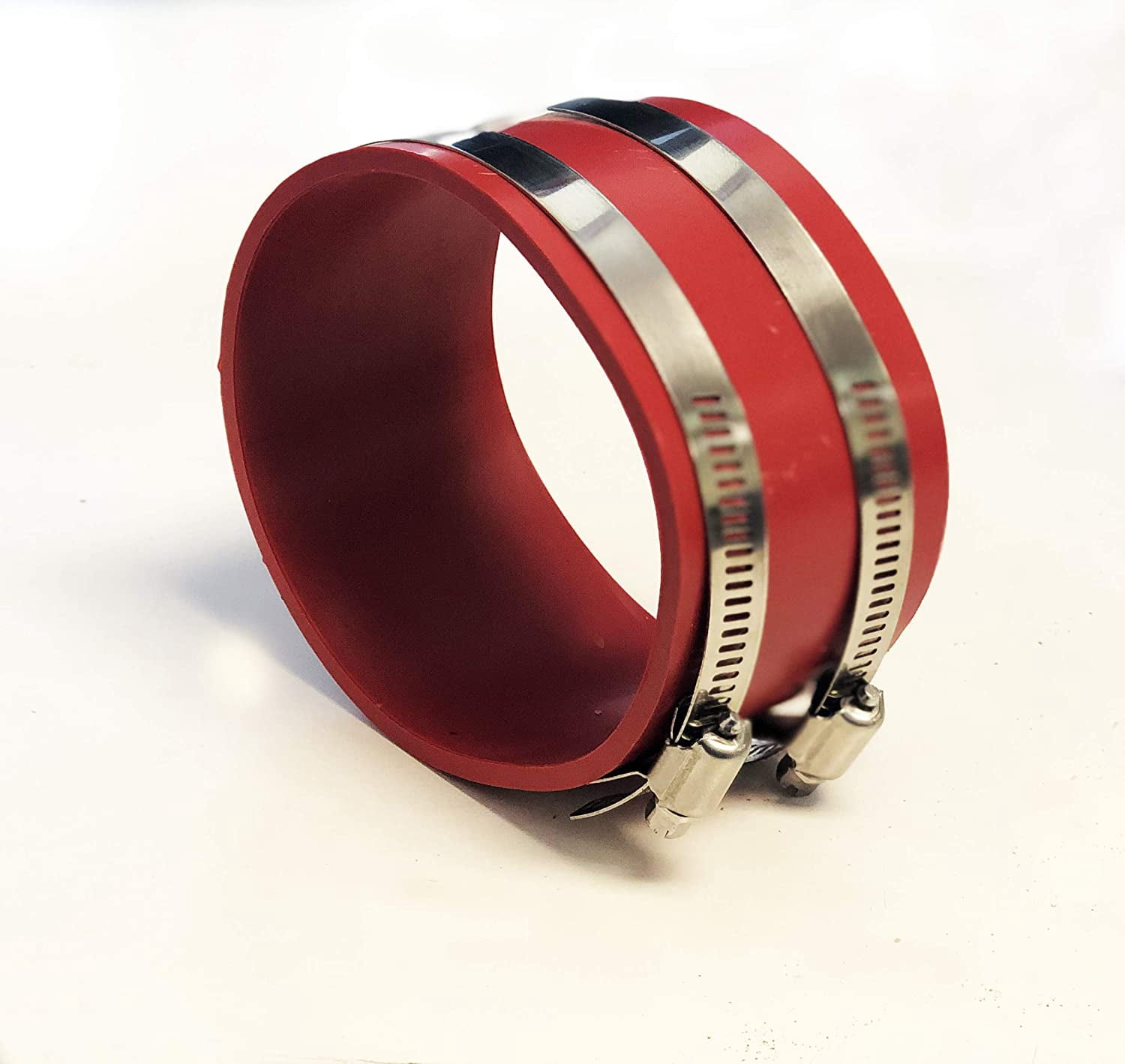 4" 101mm Air Intake Intercooler Rubber Coupler With Clamps RED ...