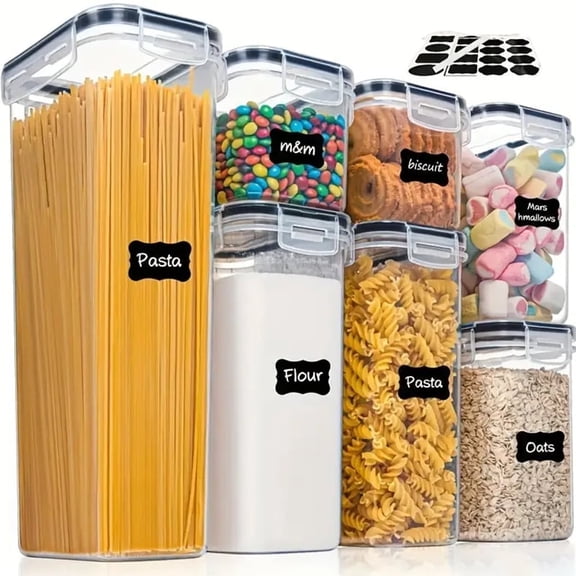 Airtight Food Storage Containers with Lids, 800ml BPA Free Kitchen ...