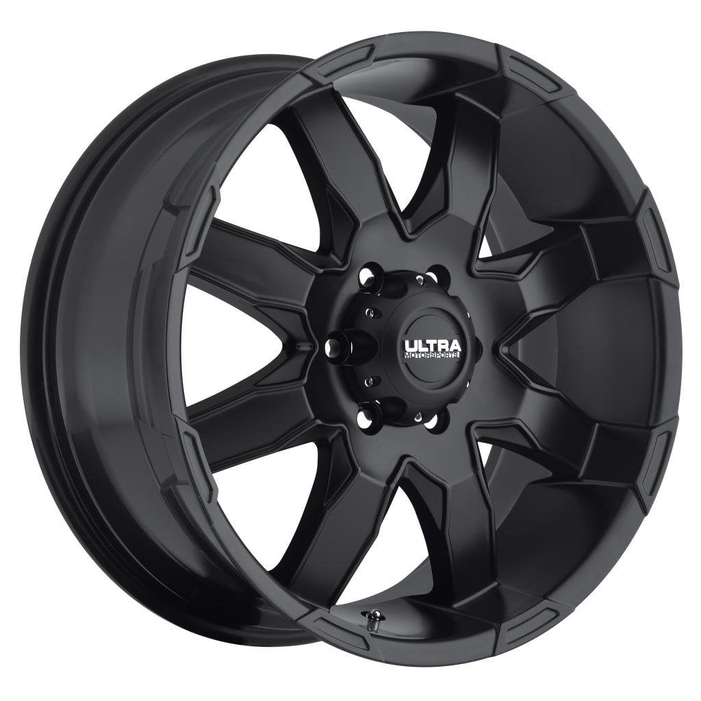 ULTRA 225sb phantom 17x8 +01et 106.10mm satin black satin clear coat ...