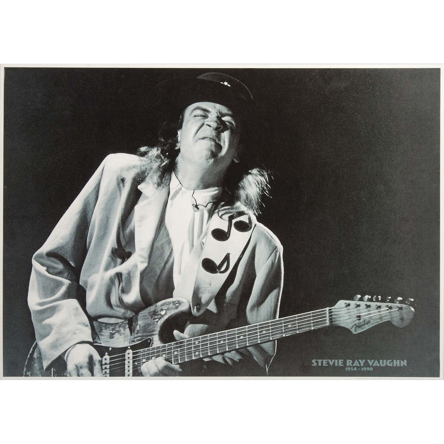 latest Stevie Ray Vaughan Poster Vintage Shot Vaughn ...