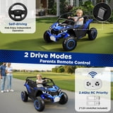 Wisairt 24V Kids Ride on Truck Car with 2 Seaters, 4WD Electric Powered ...