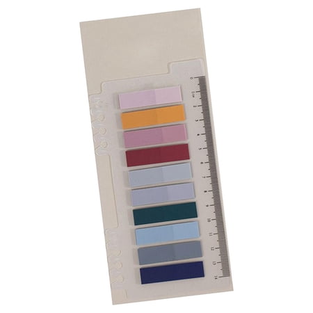 Colorful Book Annotation Tabs Ruler Writing Classification Aesthetic ...