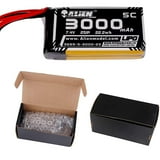 LiteBee Lipo Battery 7.4V 3000mAh 2S W/ XT30 Connector for Radio Master ...