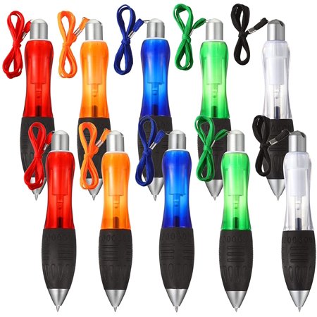 10 Pieces Big Fat Heavy Weighted Pens Retractable Big Fat Ballpoint ...