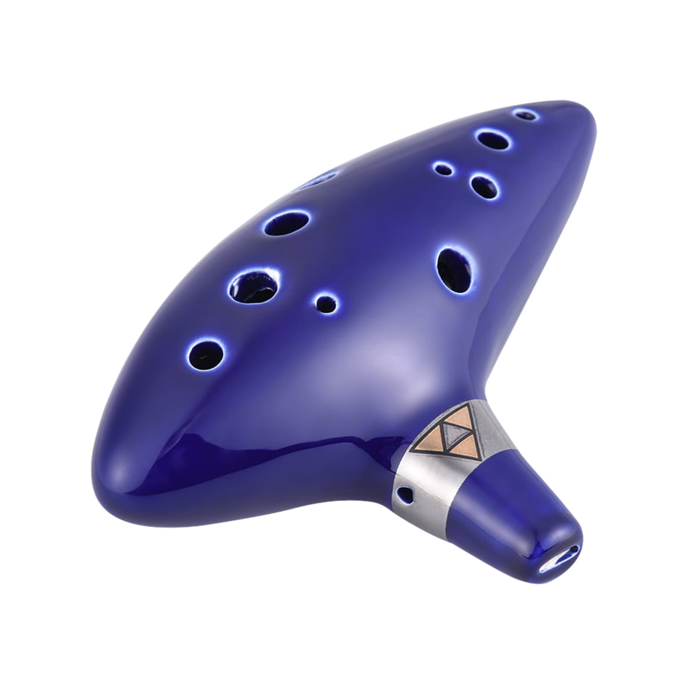 Buy Abody 12 Hole Ocarina Ceramic Alto C Vessel Flute Wind Musical ...