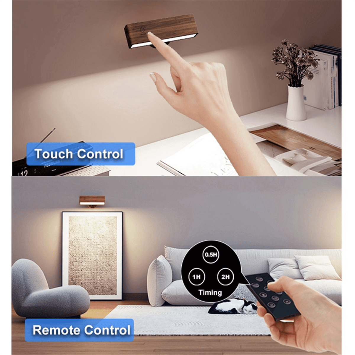 Click here for Unbranded Rechargeable Bedroom Wall Light Dimmable... prices