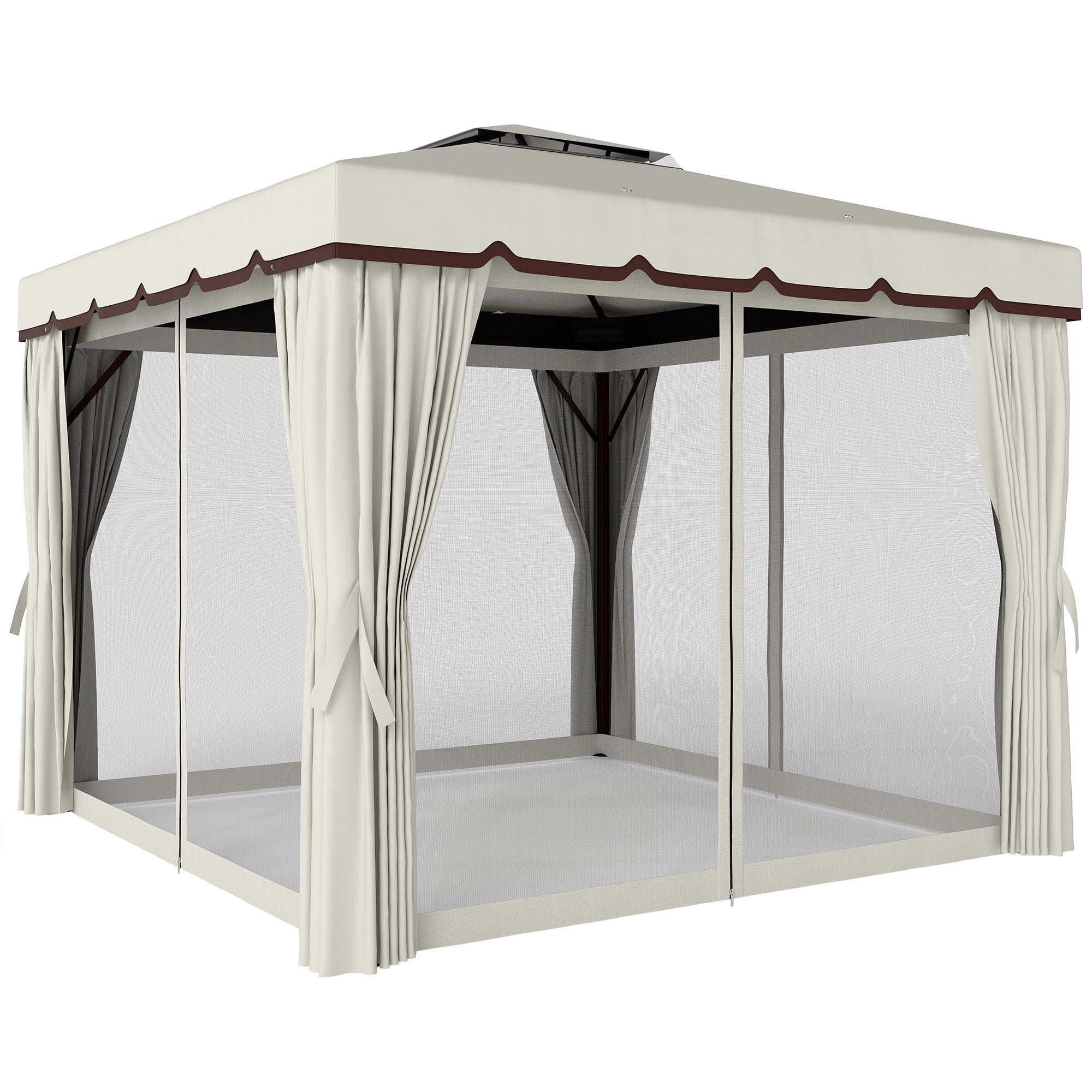 Click here for Outsunny 10 X 10 Outdoor Patio Gazebo W/ Sidewalls... prices