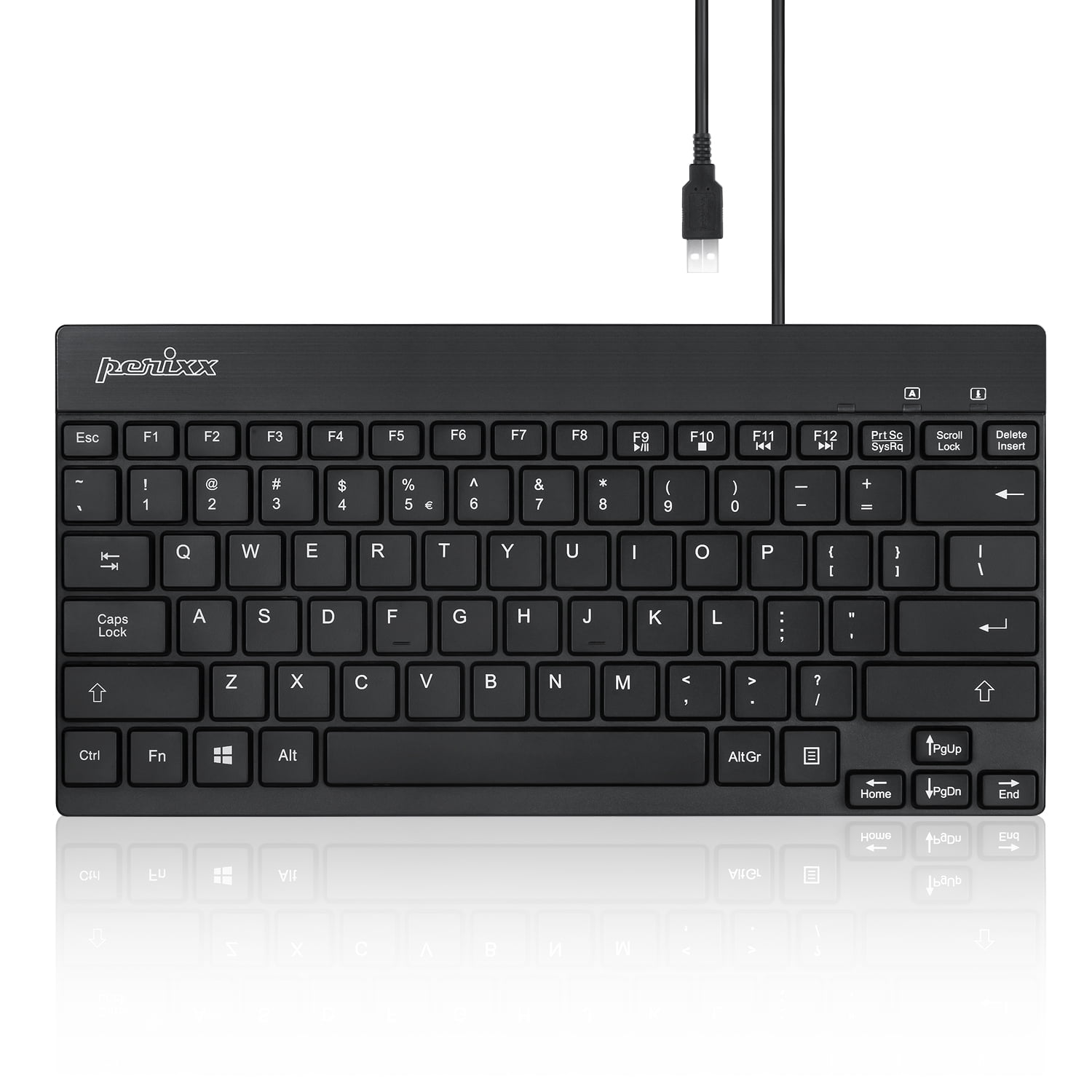 Perixx Periboard-426 USB Wired Mini Low Profile Computer Keyboard ...