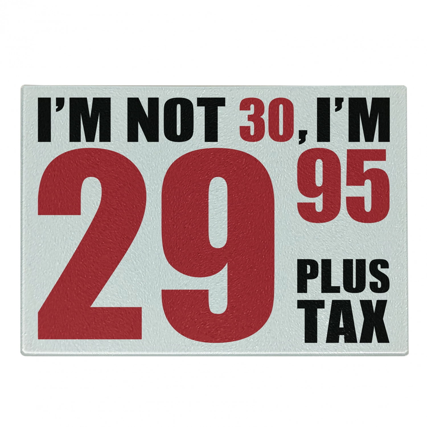 30th Birthday Cutting Board, Forever Young Themed Funny and Humorous ...