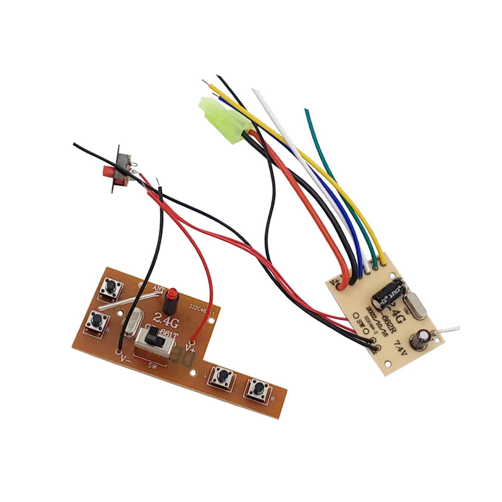 Placa de circuito de barco con Control remoto de 4 vías, circuito de ...