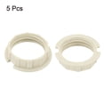 Uxcell Lamp Shade Holder Adapter Ring G9 Light Socket Rings White 5 ...