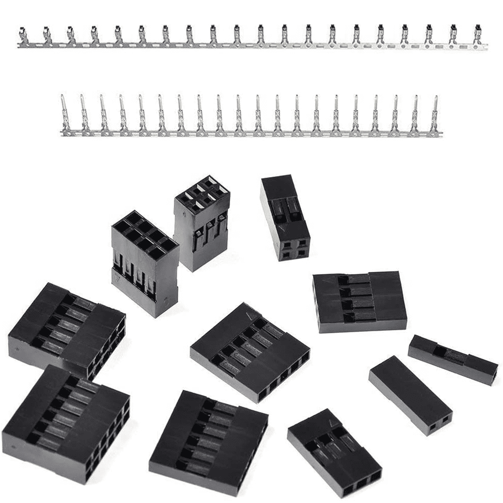 Buy Dupont Connector Kit —620 Pcs Crimp Housing Connector Kit with Dupont Wire Connectors-A Set ...