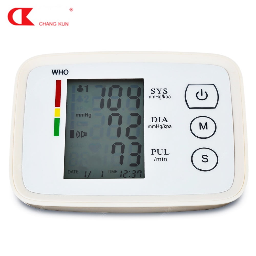 CHANGKUN CK A155 Blood Pressure Meter Heart Beat Monitor Warm White CHANGKUN CK A155 Blood Pressure Meter Heart Beat Monitor Warm White