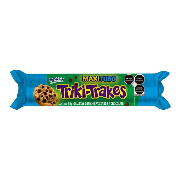 Galletas Triki-Trakes Maxitubo con chispas sabor chocolate 215 g ...