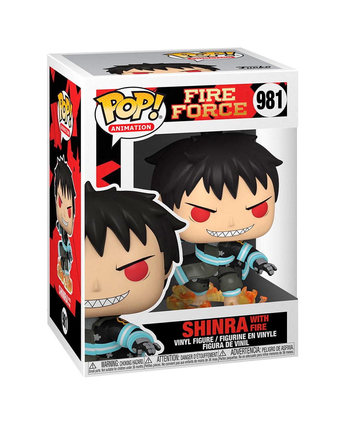 Funko Pop! Fire Force - Shinra w/Fire Funko Funko Pop | Walmart en línea