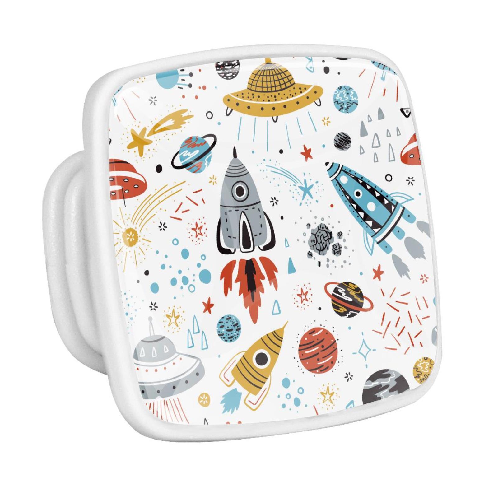 4PCS Square Cabinet Fluorescence Knob Glowing in the Dark Furniture ...