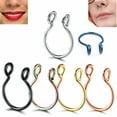 Sex Toys Stainless Steel Nose Ring Hoop Clip On Cartilage Ring Hoop