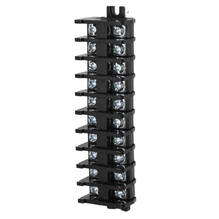 Fugacal Terminal Block,200Pcs Terminal Block DIN Rail Mount Single ...