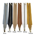 30cm Metal Zipper Practical PU Zipper with Holes All-matching Zipper ...