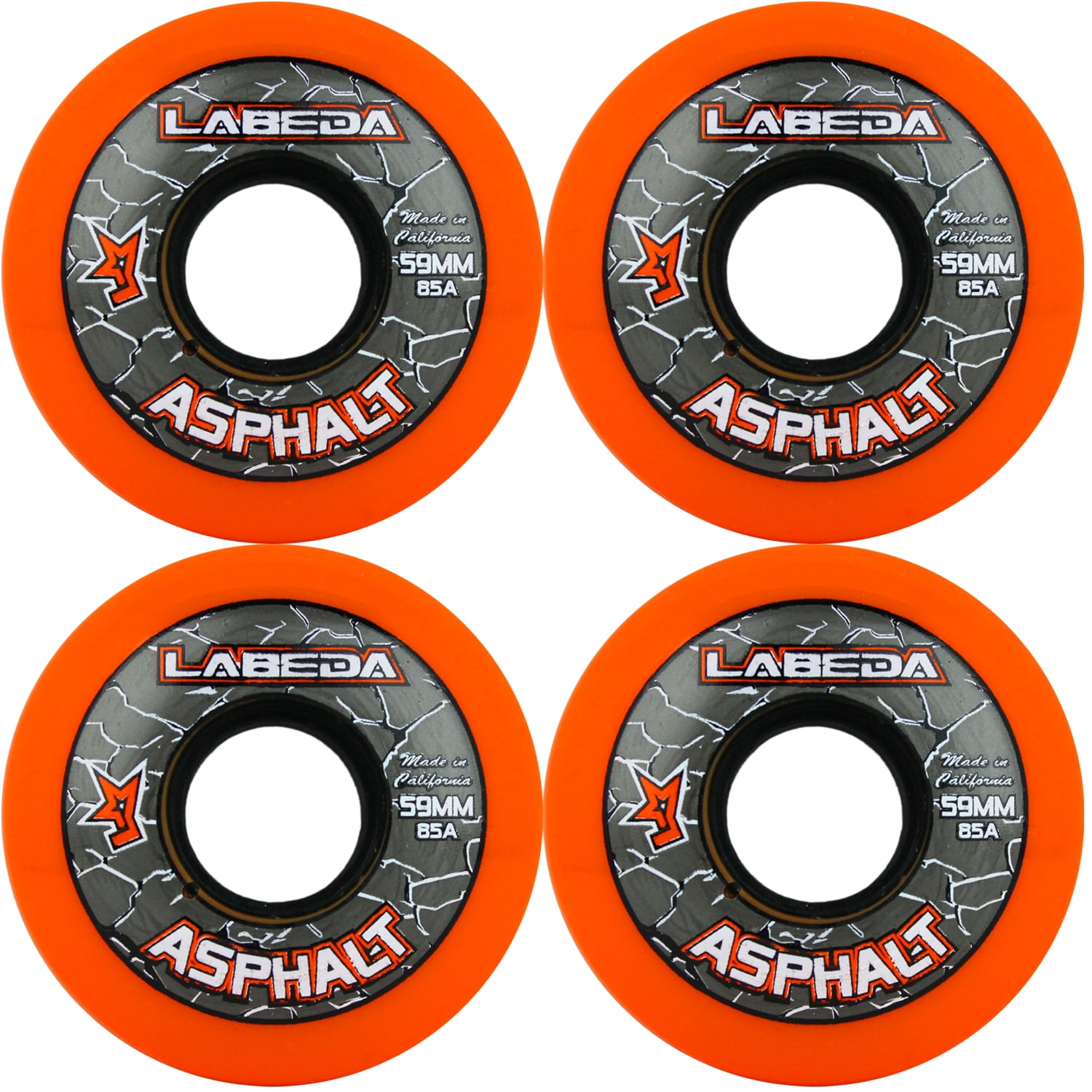 LABEDA WHEELS Inline Roller Hockey GRIPPER ASPHALT 59mm X4 - Walmart.com