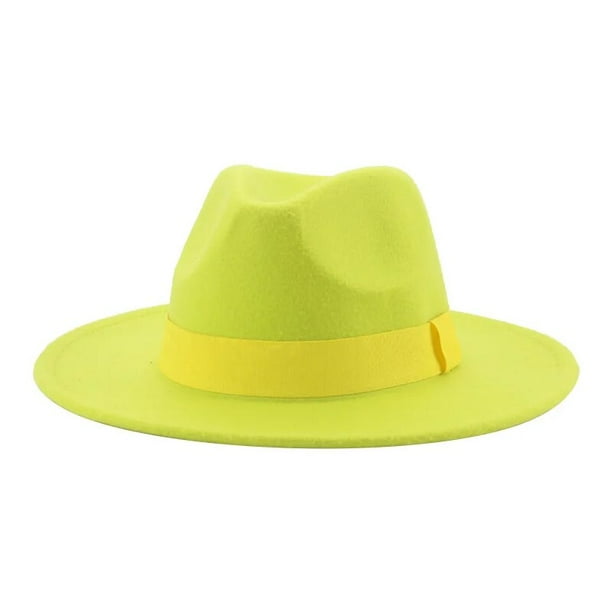 Sombrero Fedora de ala ancha para hombre y mujer, gorro clásico de ...