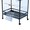 "Pawhut 54"" Extra Large Rolling Iron Aviary Bird Cage with Accessories ...