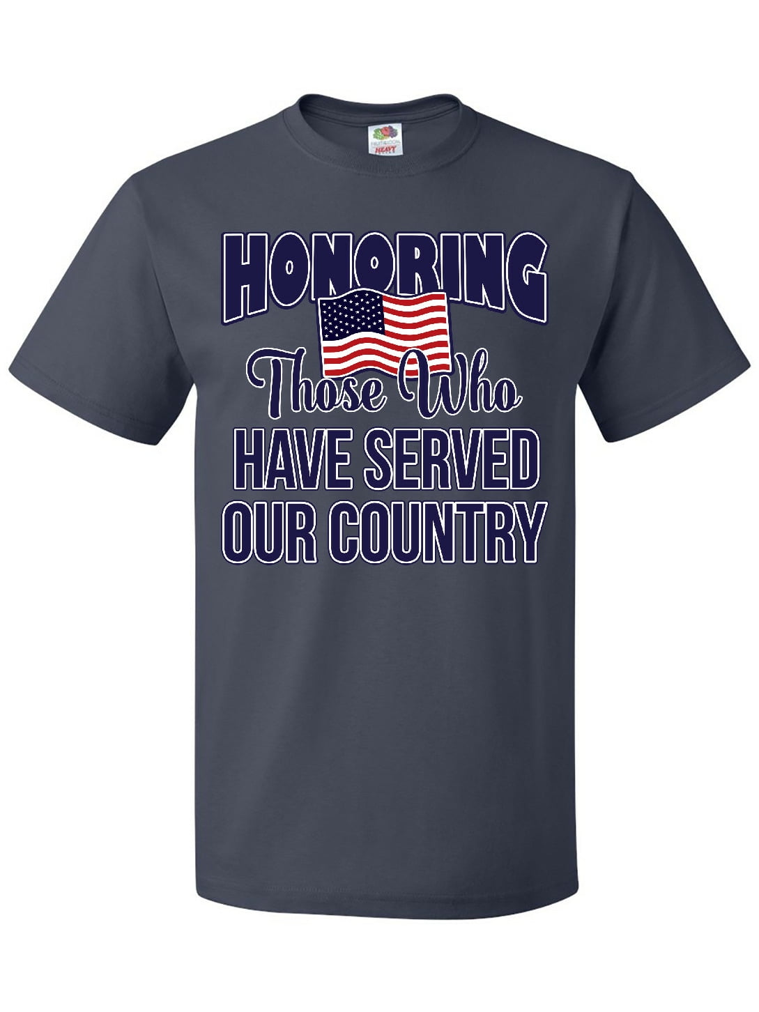 Inktastic Veterans Day Military Honoring Those Who Serve T-Shirt ...