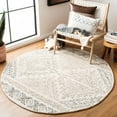 SAFAVIEH Micro-Loop Mackenzie Southwestern Wool Area Rug, Ivory/Light ...