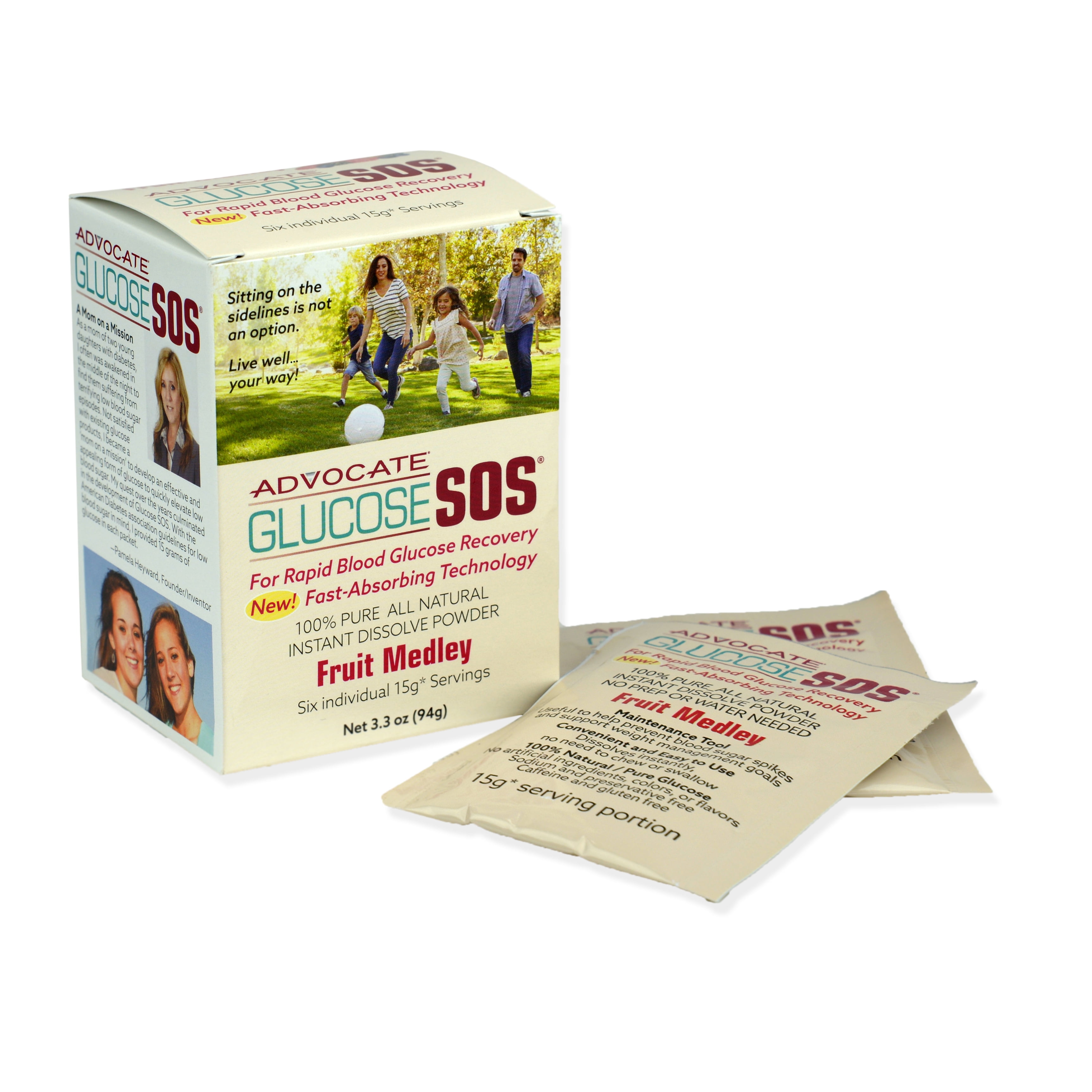 Glucose SOS, Instant Dissolve Glucose Tablet Alternative for Blood ...
