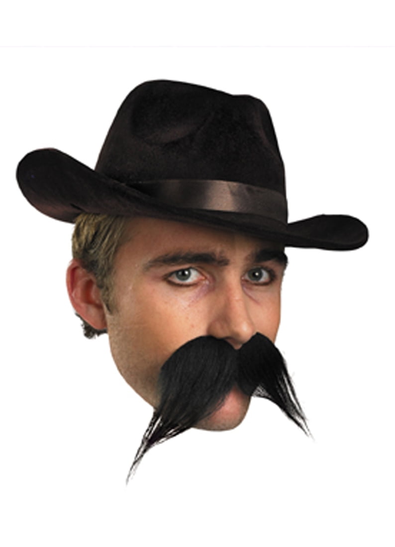 Gangster Style Moustache Adult Halloween Accessory - Walmart.com